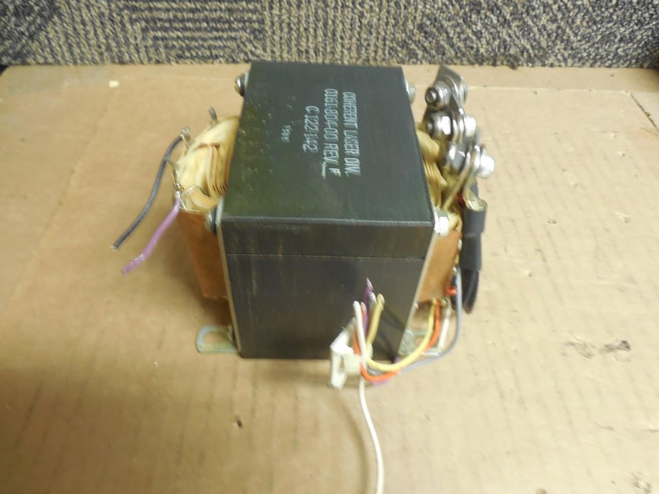 COHERENT LASER TRANSFORMER 0161-804-00 REV.F C 122-142 016180400 | eBay