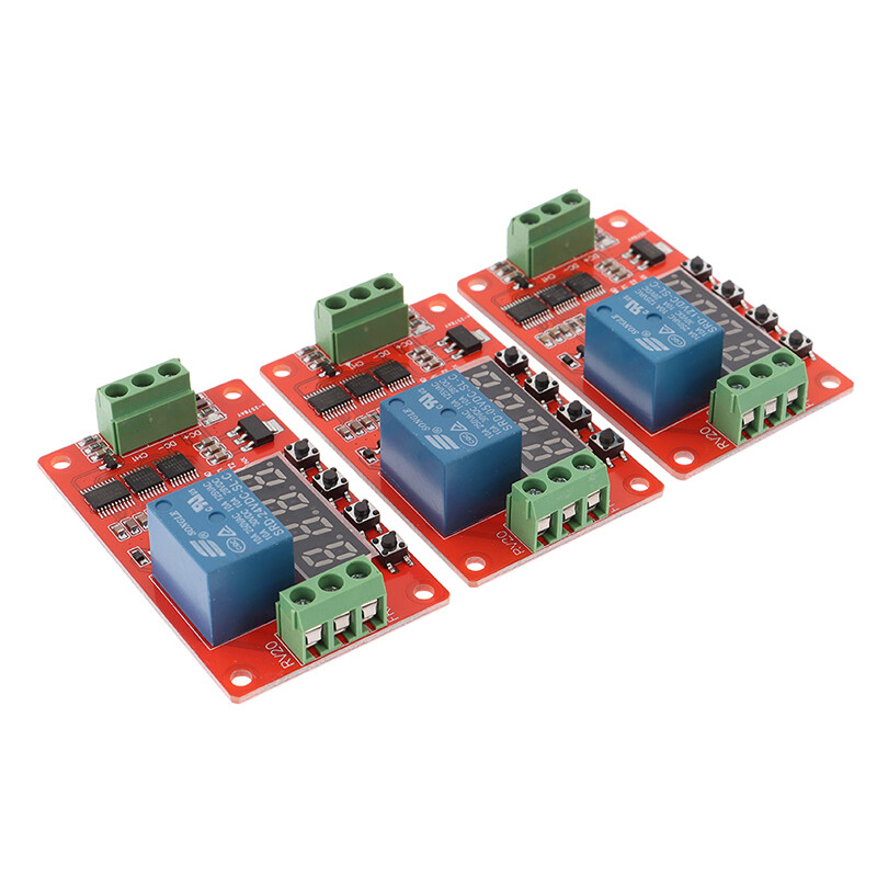 FRM01 DC 5/12/24V 1 Channel Multifunction Relay Module Loop Delay Timer ...