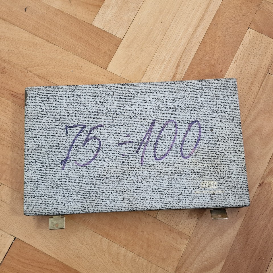 MICROMETER somet 75-100 0.01 mm | eBay