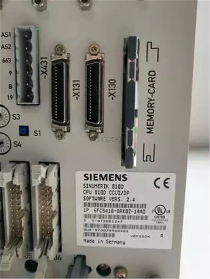 1Pc Used Siemens Sinumerik 810D CCU2 6FC5410-0AX02-1AA0 nv | eBay