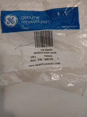 New Never Opened GE Bearing Slide White We1m504 | eBay