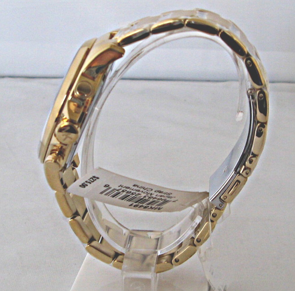 Michael Kors Men's Gage Gold-tone Chronograph Watch - MK8491 | eBay