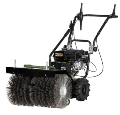 Petrol Sweeper Yard sweeper Powered Bursh Lumag Gamul K6 600mm 196cc ...