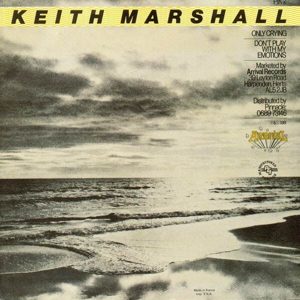 Keith Marshall - Only Crying (7", Single, Sil) | eBay