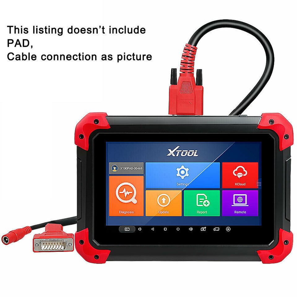 XTOOL OBD2 Main Test Diagnostic Scanner Adapter Cable Connector for D7 ...