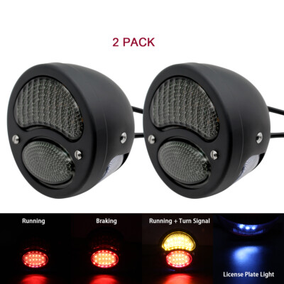 2X Vintage LED Custom Hot Rat Street Rod Tail Lights Turn Signals Ford ...