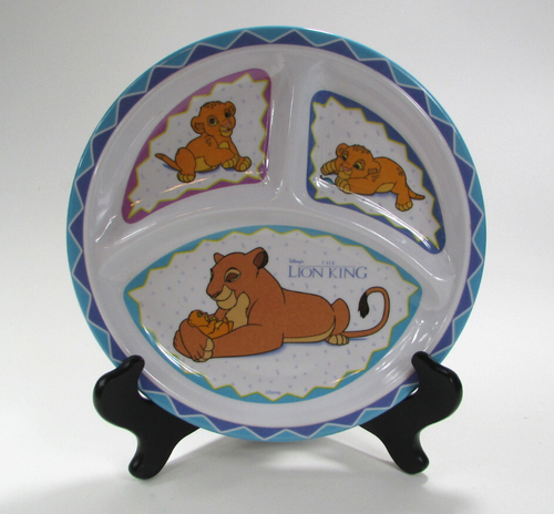Vtg 1990s Disney Lion King 8.5" Plastic Melamine Plate - Sarabi & Simba ...