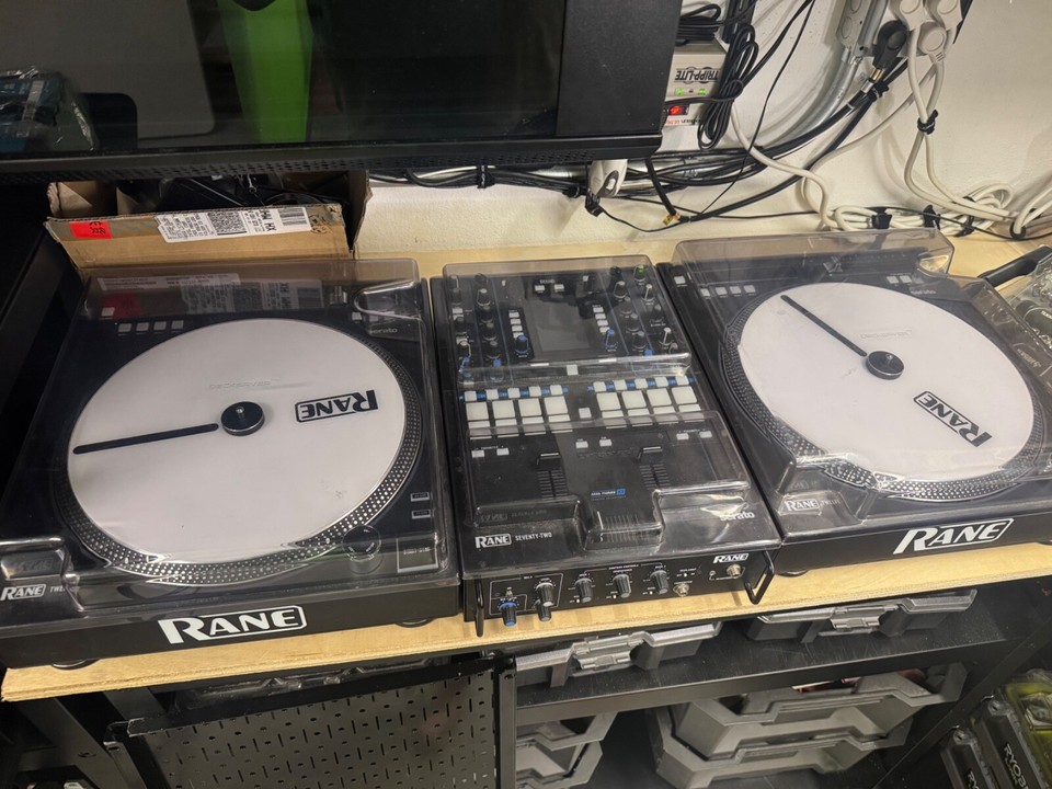Rane 72 Mixer and (2) Rane 12 Controllers (All MK1) + Deck Saver Covers ...