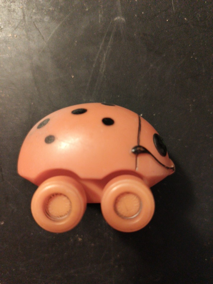 ULTRA RARE VINTAGE 1970S LADYBUG CAR TOY SIMILAR TO BUT NOT MATCHBOX ...