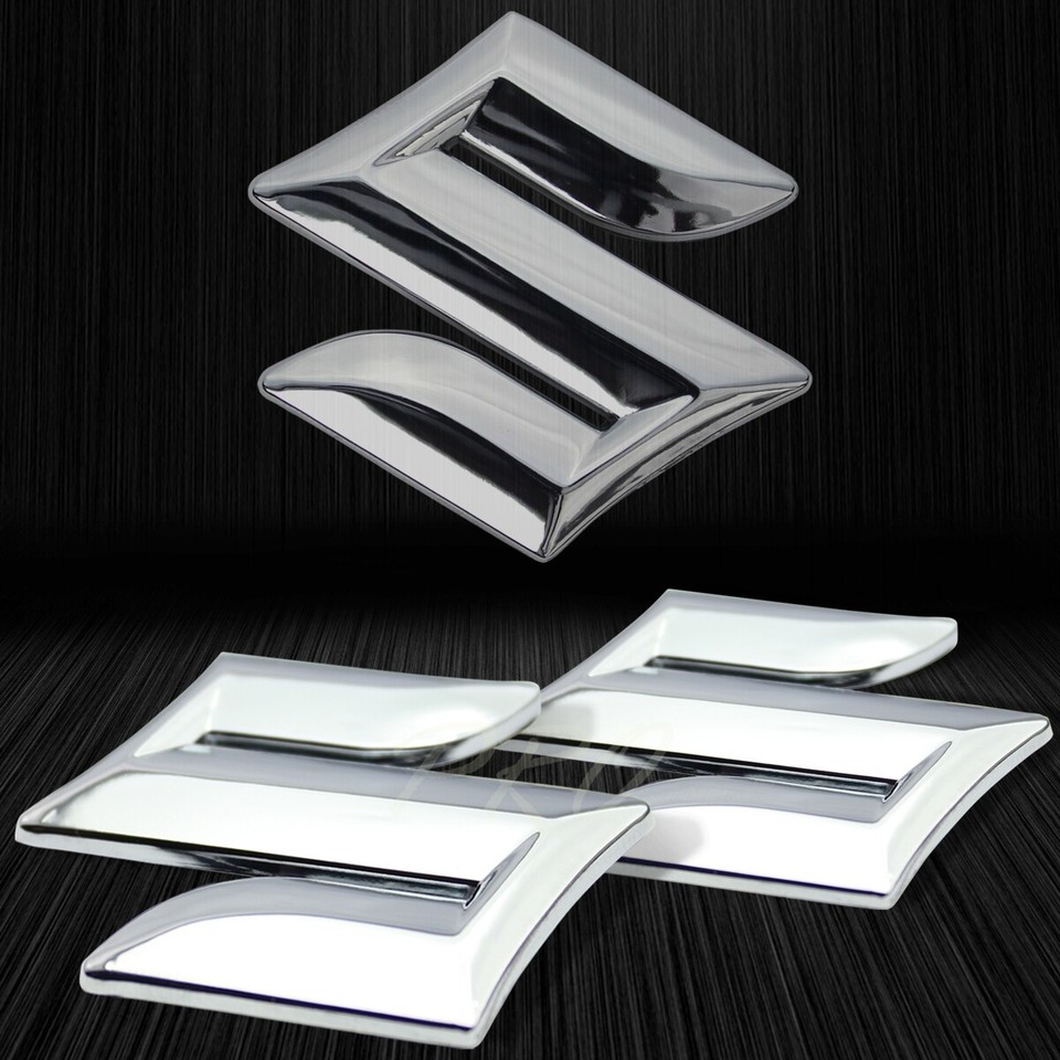 2pcs 2"x 4.5mm 3D Emblem Decal Logo Fairing/Fender Badge Sticker Bikes ...