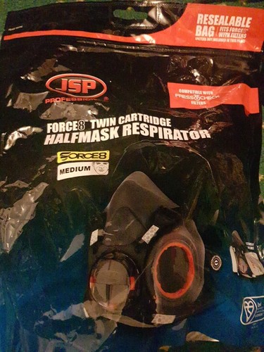 JSP pro Force 8 Twin Cartridge Half Mask Respirator. Size S. | eBay UK