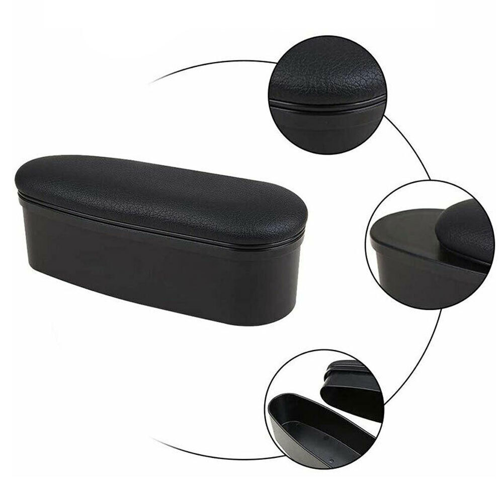 Left Armrest Organizer Box Storage Car Door Arm Rest Cushion Pad Car ...