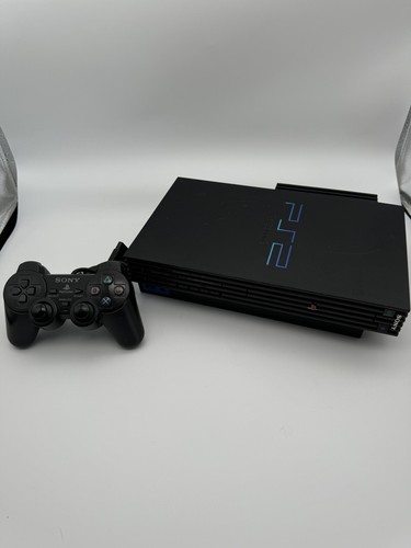 Sony PlayStation 2 Console With Controller, Cords And HDD On Back | eBay
