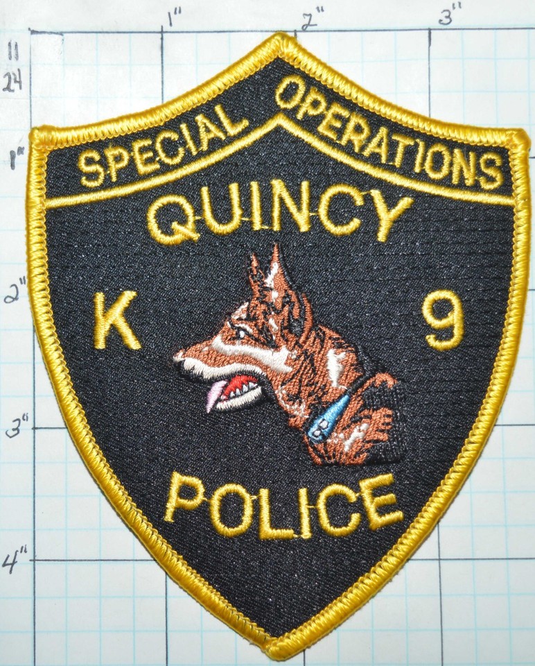 MASSACHUSETTS, QUINCY K9 POLICE DEPT SPECIAL OPERATIONS PATCH | eBay
