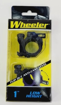 Wheeler Picatinny Scope Rings 1" Low Height READ | eBay