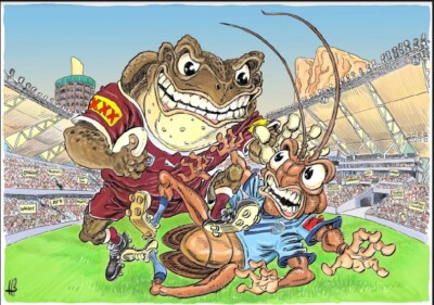 NRL RUGBY STATE OF ORIGIN NSW QLD TEAM POSTER,CHAMPIONS,COWBOYS,BLUES ...