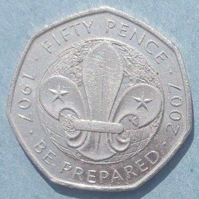 50p Coin 2007 Scouts 100th Anniversary Be Prepared | eBay UK