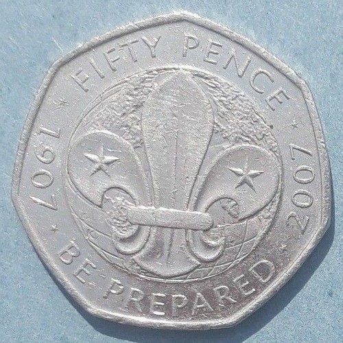 50p Coin 2007 Scouts 100th Anniversary Be Prepared | eBay