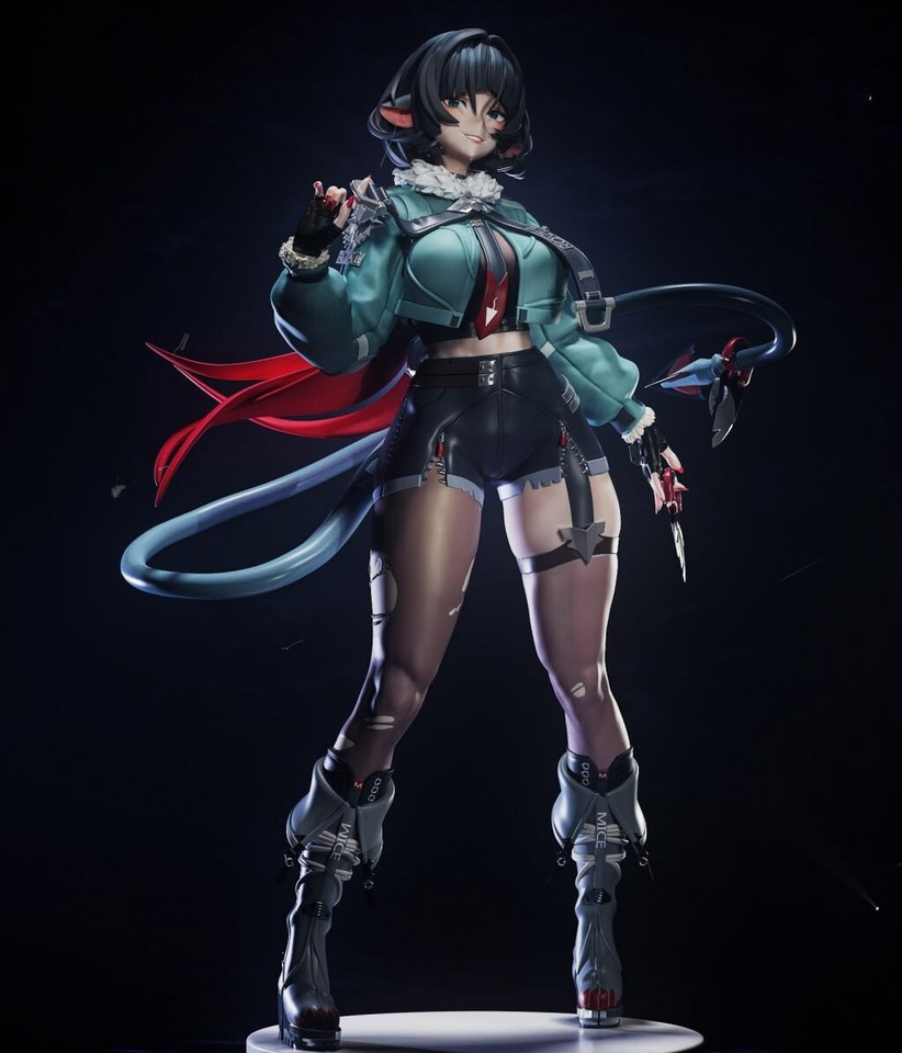 Jane Doe ZZZ 3D Printed 12K Figure Statue Resin Model Kit Unassembled ...