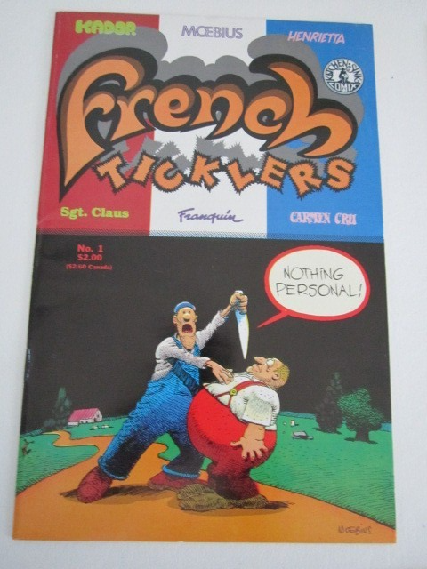 French Ticklers 1989 Kitchen Sink 1 2 3 Complete Set Moebius Adult ...