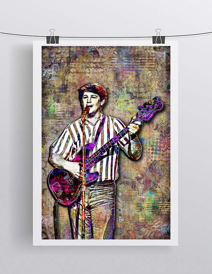 BEACH BOYS Brian WILSON 24x36in Poster Brian Wilson Tribute Print Free ...