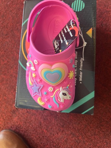 Skechers Slghts heart charmer girly land hot pink toddlers 7 | eBay