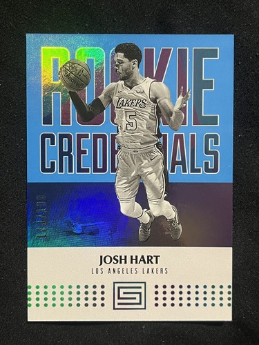 2017-18 Panini Status Rookie Credentials Blue /199 Josh Hart #2 Rookie ...