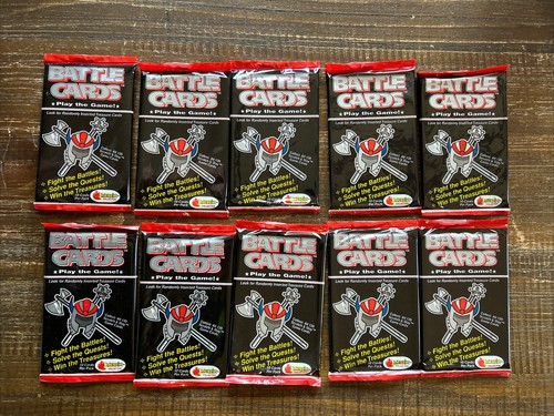 Battle Cards Merlin Collection Scratch & Slay 10 Sealed Packs!! | eBay