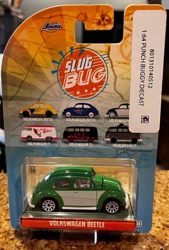 Jada Punch Buggy VW Beetle Green/White 1/64 Diecast VOLKSWAGEN Slug Bug ...