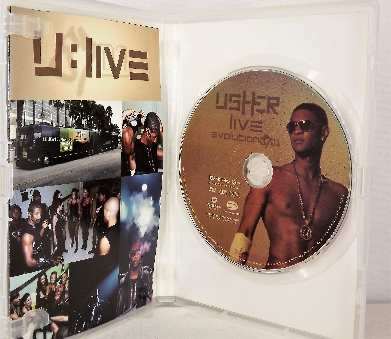 USHER - Live Evolution 8701 ---- ( DVD ) 809274949523 | eBay