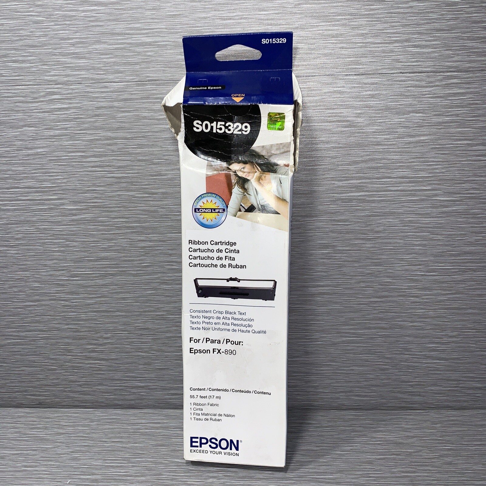 Epson S015329 Ribbon For FX-890 Printer Genuine OEM | eBay