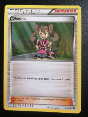 Shauna Supporter Trainer Card 111/124 Fates Collide MINT Condition | eBay
