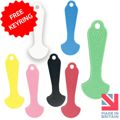 2x - Removable Trolley Coin Keyring Supermarket £1 Pound Shopping Cart ...