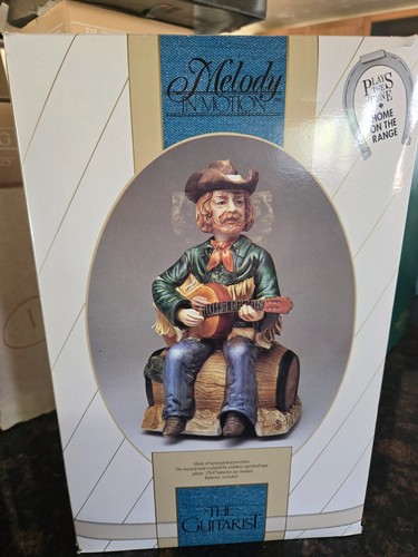 Melody In Motion The Guitar Player 12.5 " Vintage Original Box ...