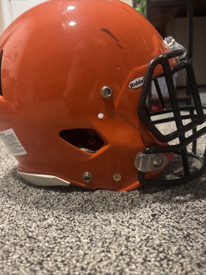 Riddell Speed Football Helmet Adult Large Orange | eBay