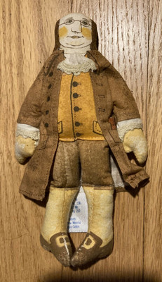 HALLMARK BENJAMIN BEN FRANKLIN HOLIDAY DOLL VINTAGE CLOTH | eBay