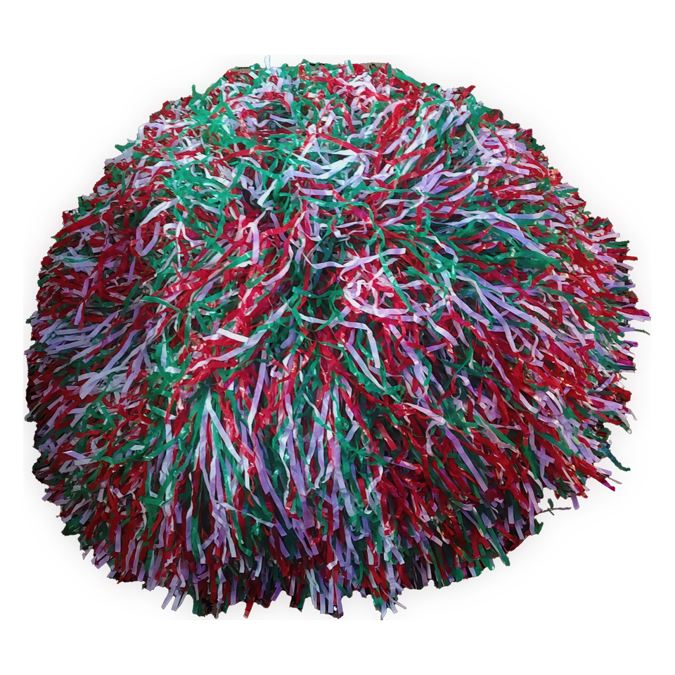 Extra Large Pro Vintage Cheerleader Pom Poms -24"- NFL, NCAA, MLB, NBA ...