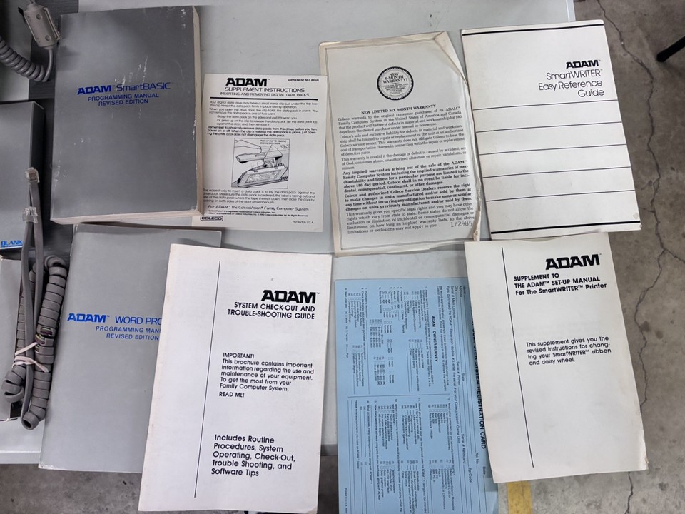 Vintage 1983 Coleco Adam Family Computer System - Bundle - Read | eBay
