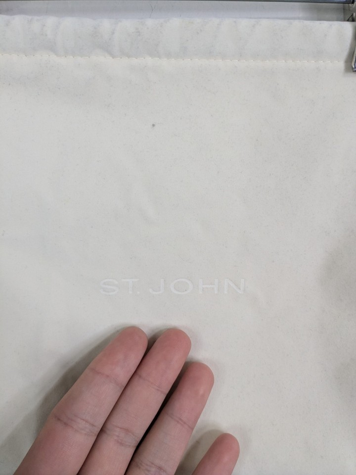St. John Dust Bag 8x8 Beige Drawstring | eBay