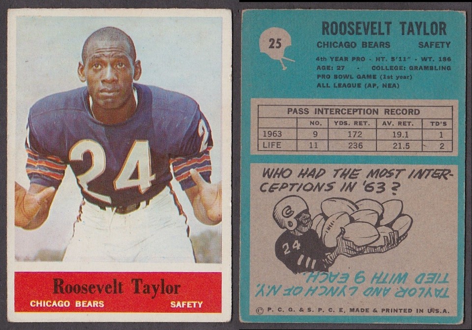NFL single cards from 1964 & 1965 Phila Gum Comp | eBay