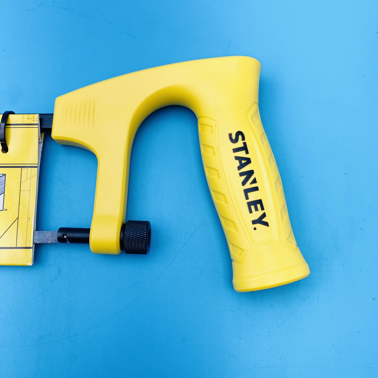 Stanley 6 In. Hack Saw Black & yellow Compact Metal Design Stanley ...