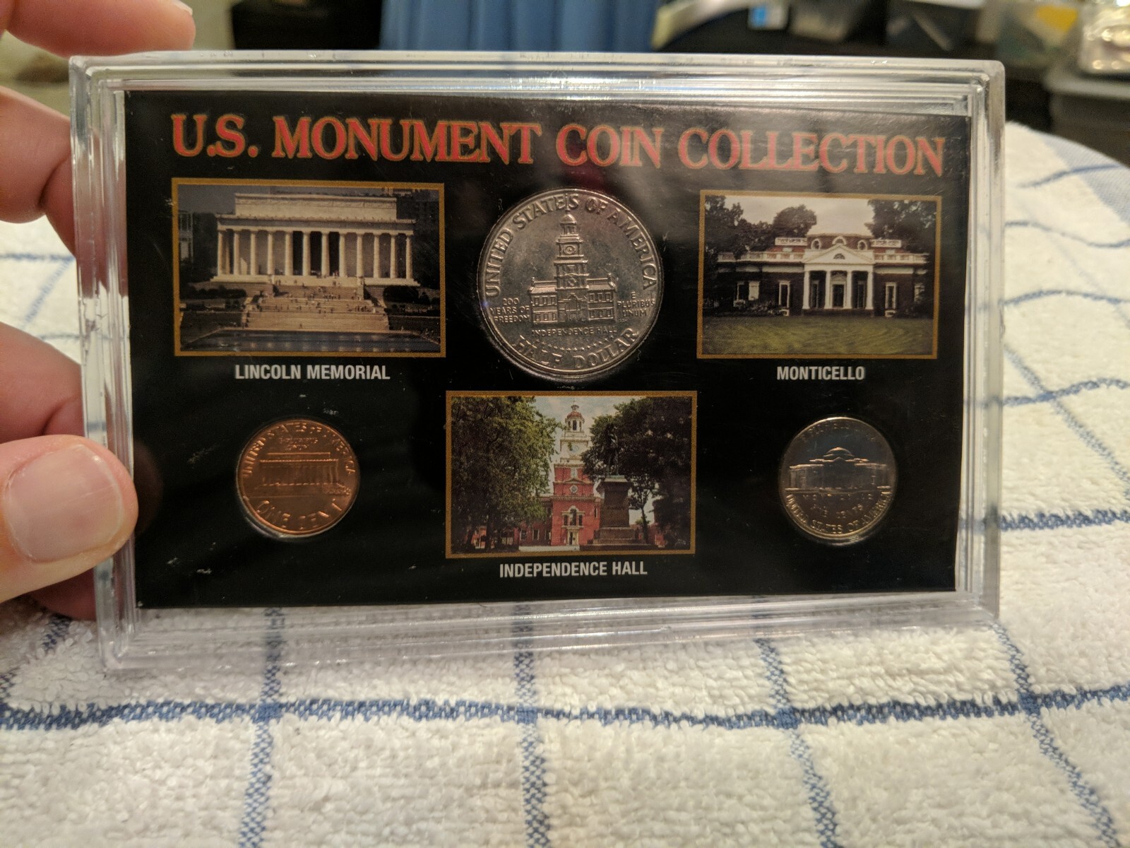 US. Monument Coin Collection Lincoln Memorial, Independence Hall ...