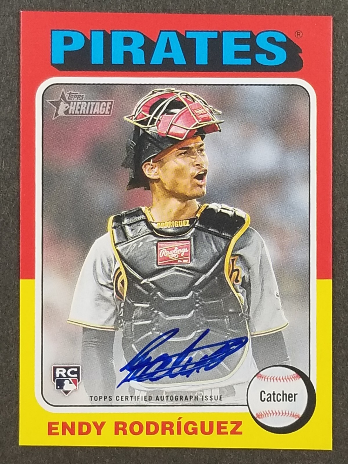 Endy Rodriguez 2024 Topps Heritage Auto Real One Autograph ROA-ER ...