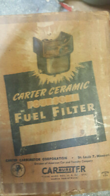 Carter Ceramic Fuel Filter F614S | eBay
