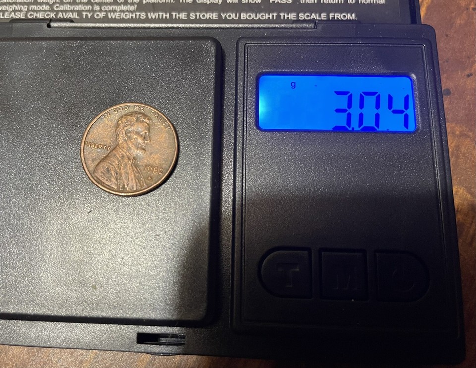 1982 D COPPER Lincoln Penny 3.04g Transitional ERROR SCARCE! REAL ️ | eBay