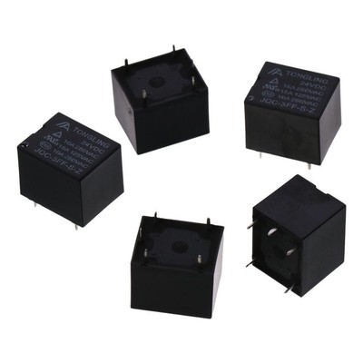5pcs DC 24V Power Relay Black PCB Power Relays For Home | eBay Australia