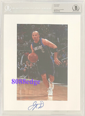 "JASON KIDD" SIGNED PHOTO AUTO BECKETT AUTHENTIC/SLABBED AUTOGRAPH NBA ...