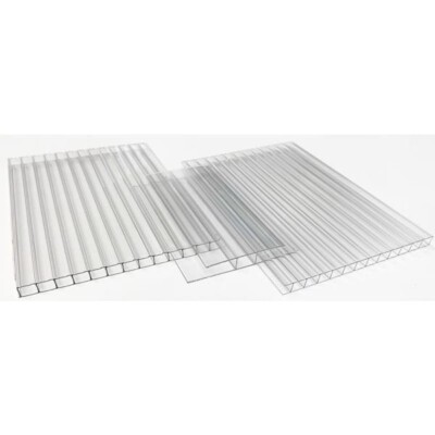 Thermoclear 2" x 96" x 1/4" Polycarbonate Multi-Wall H-Channel New | eBay