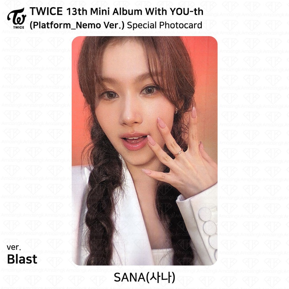 TWICE 13th Mini Album With YOU-th Platform Nemo Ver Special Photocard ...