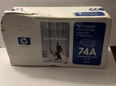 Genuine HP LaserJet 74A 92274A BLACK Print Toner Cartridge NOS PLEASE ...